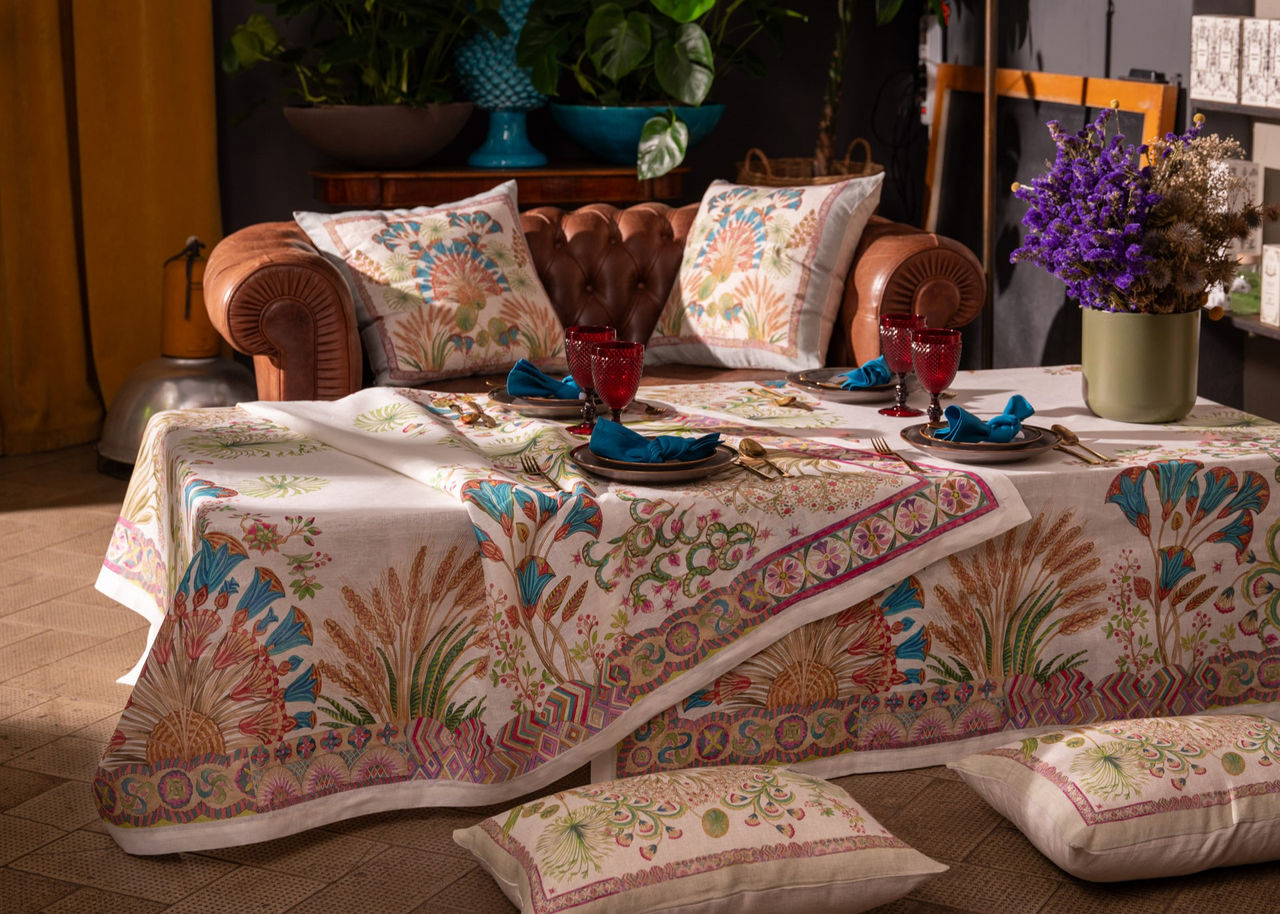Papyro Linen Tablecloth – Milly & Moss
